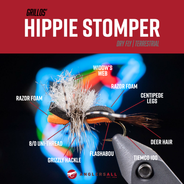 Grillo's Hippie Stomper - Umpqua Fly | Anglers All Grillo's Hippie Stomper - Umpqua Fly | Anglers All